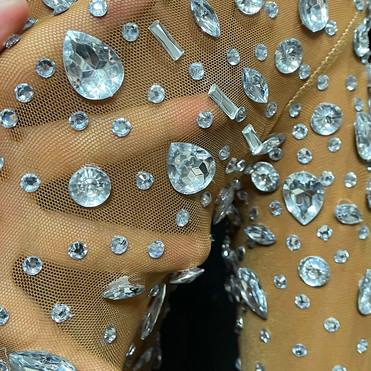 Rhinestone Crystal Dress V2 – BOUGIE GLITTER