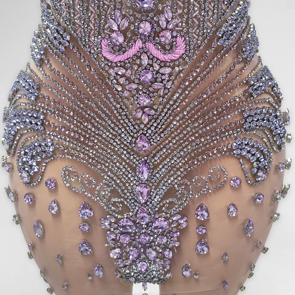 Chloe Beaded Rhinestone Mini Dress Multiple Colors – Bougie Glitter