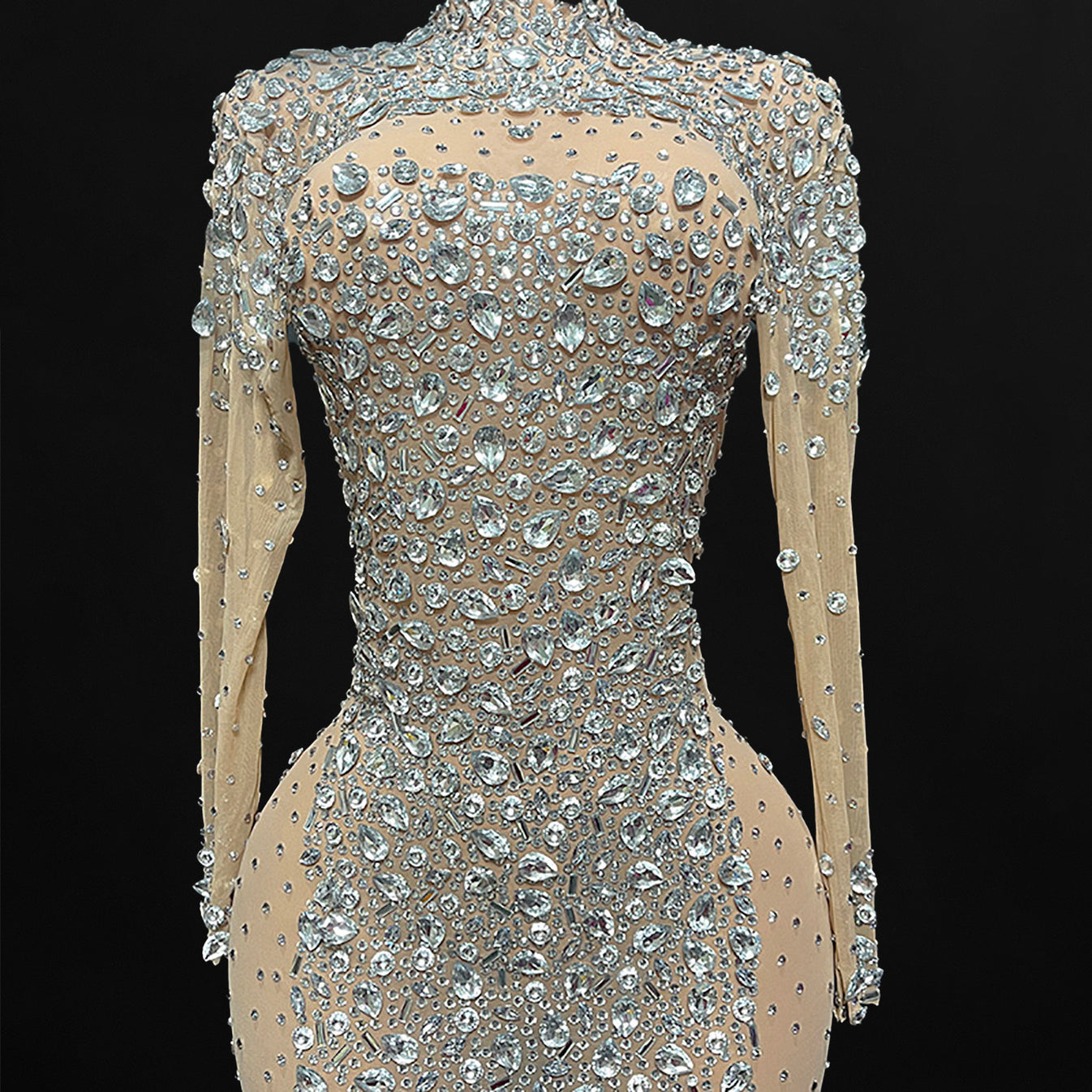 Rhinestone Crystal Dress V2 – BOUGIE GLITTER