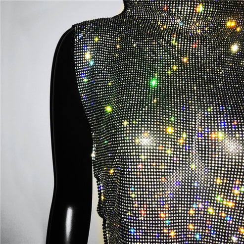 Shine Bright Like a Diamond Chainmail Crop Top – BOUGIE GLITTER